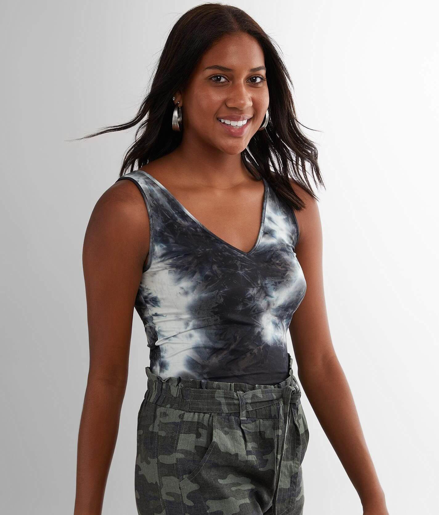 Tie dye tank top womens store