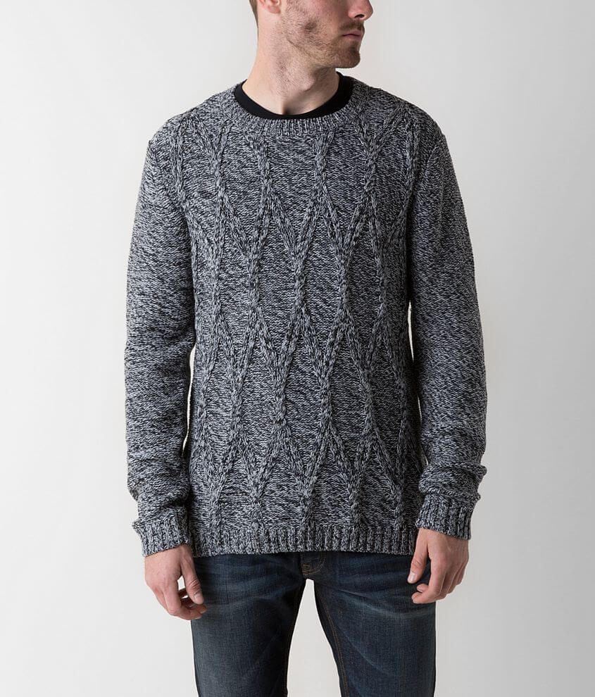 Retrofit Marled Sweater - Men's Sweaters in Black | Buckle