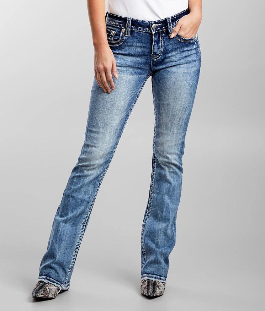 Miss Me Low Rise Boot Stretch Jean - Women's Jeans in K1078 | Buckle