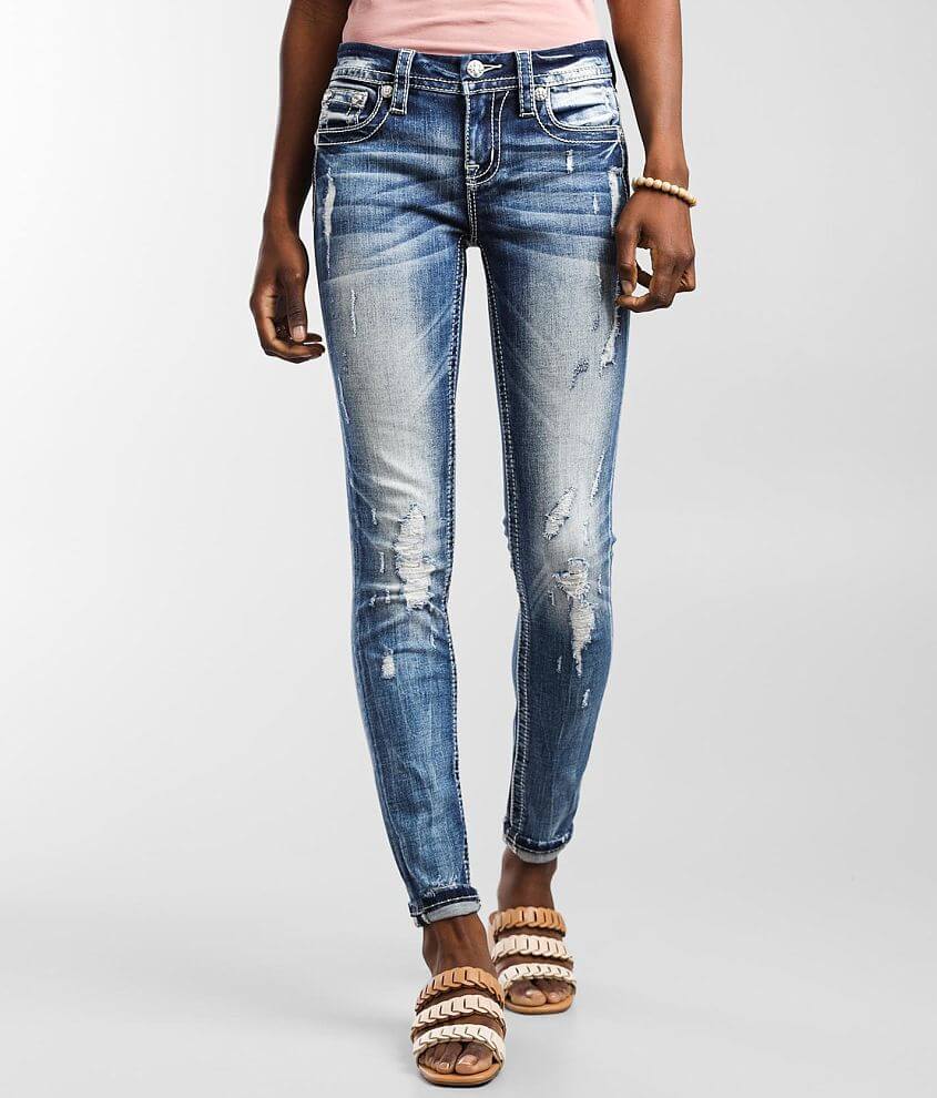 Miss Me Low Rise Ankle Skinny Stretch Jean - Women's Jeans in K1075B ...