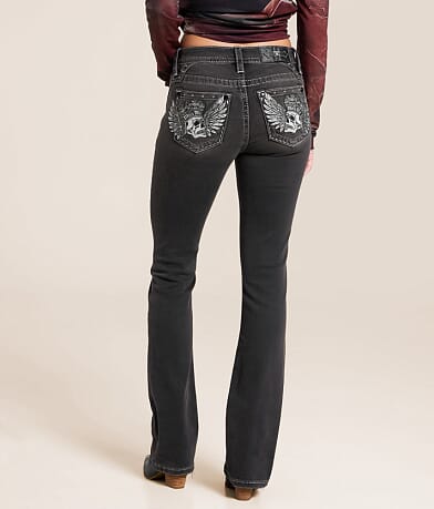 Miss Me Mid-Rise Boot Stretch Jean - Women's Jeans in G32 | Buckle