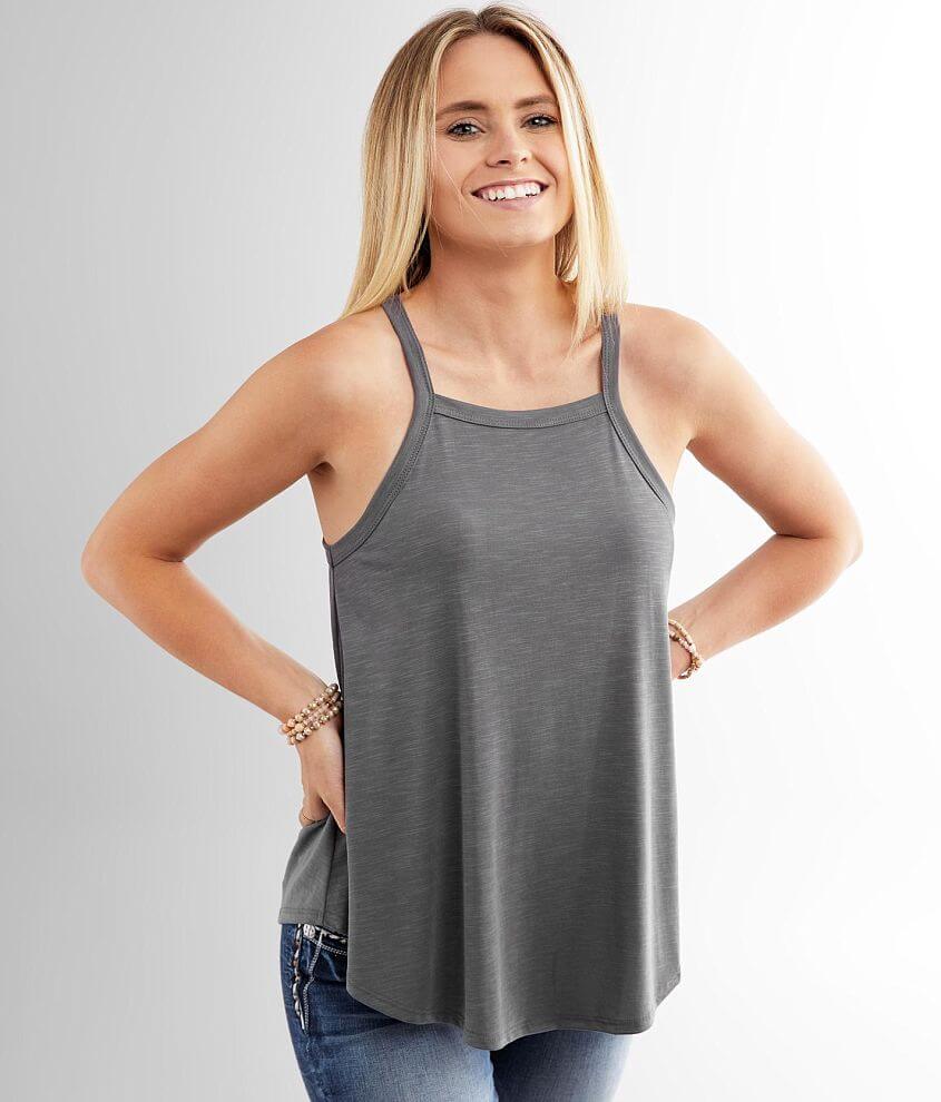 Moa Moa Trapeze Tank Top - Women's Tank Tops in Charcoal | Buckle