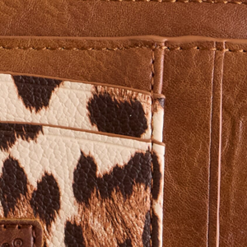 Wrangler® Leopard Wristlet Wallet - Women's Bags & Wallets in Brown ...