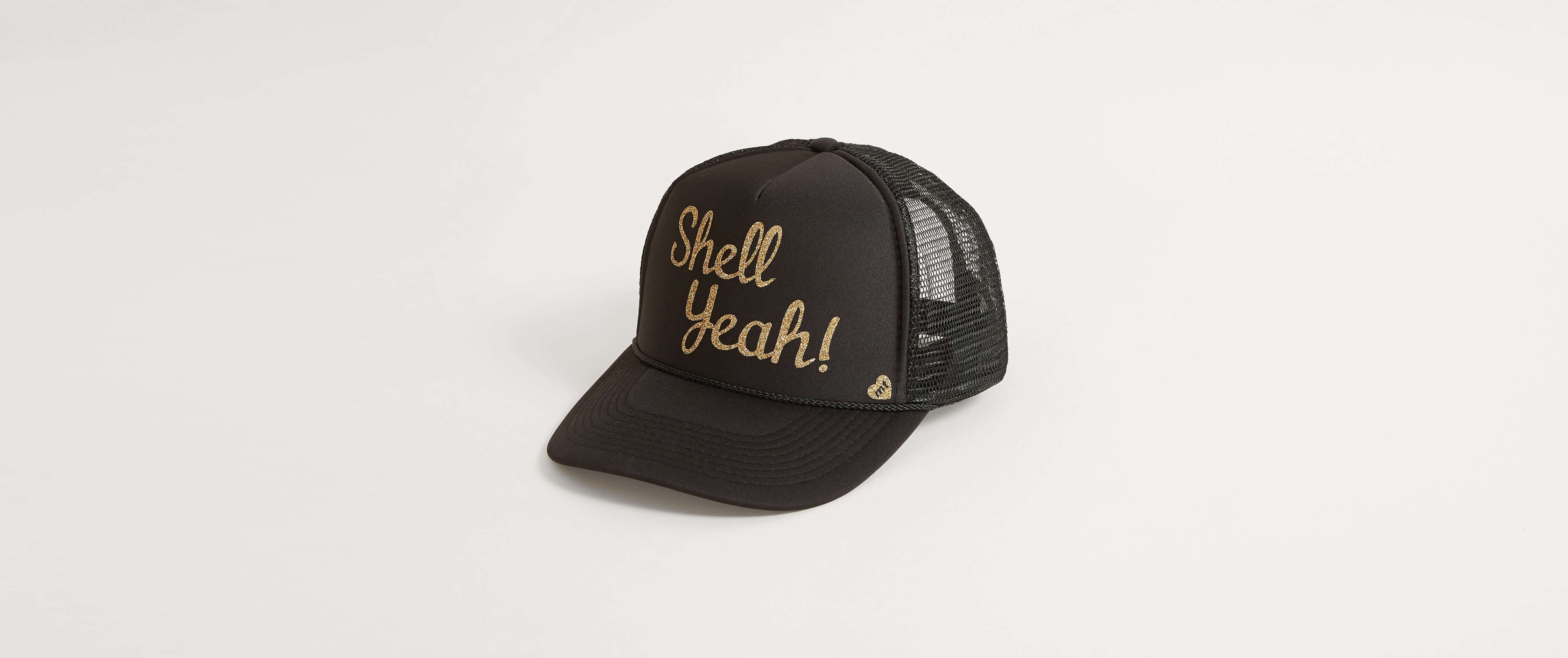 Mother Trucker Shell Yeah Trucker Hat - Women's Hats in Black | Buckle