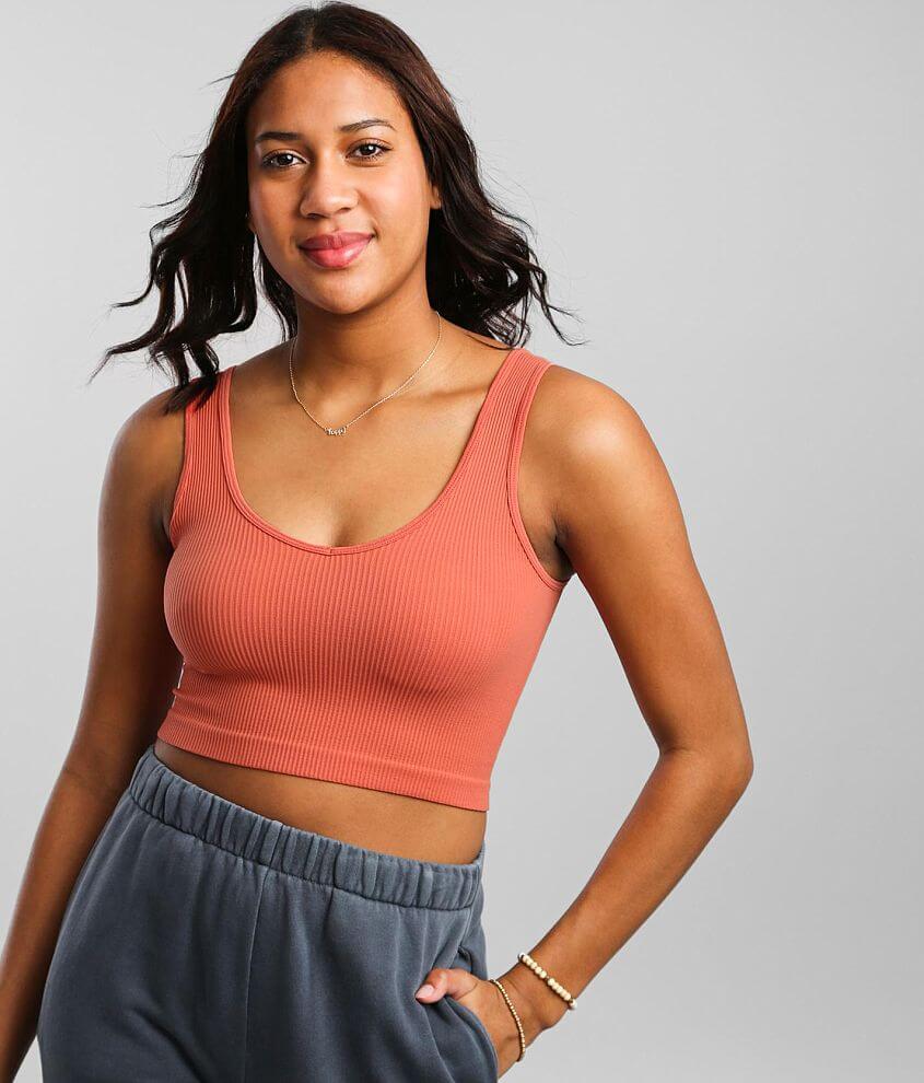 BKEssentials Ribbed Brami - Women's Tank Tops in Burnt Sienna | Buckle