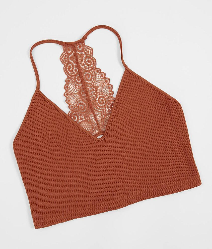 Daytrip Ribbed Halter Bralette - Women's Bandeaus/Bralettes in ...