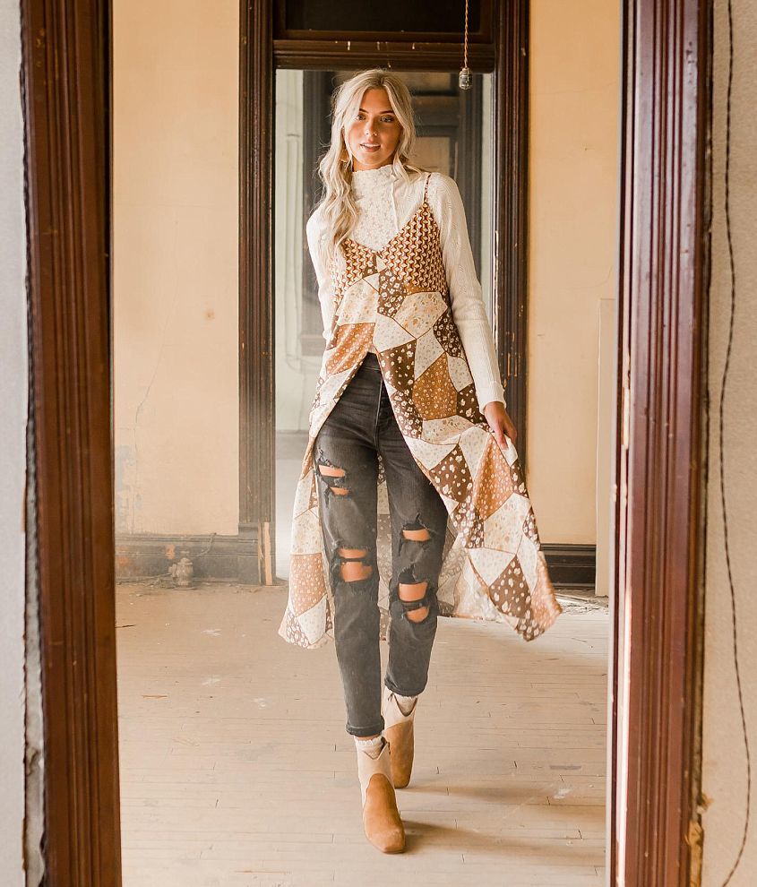 Gimmicks Patchwork Maxi Tank Top - Women's Tank Tops in Multi | Buckle