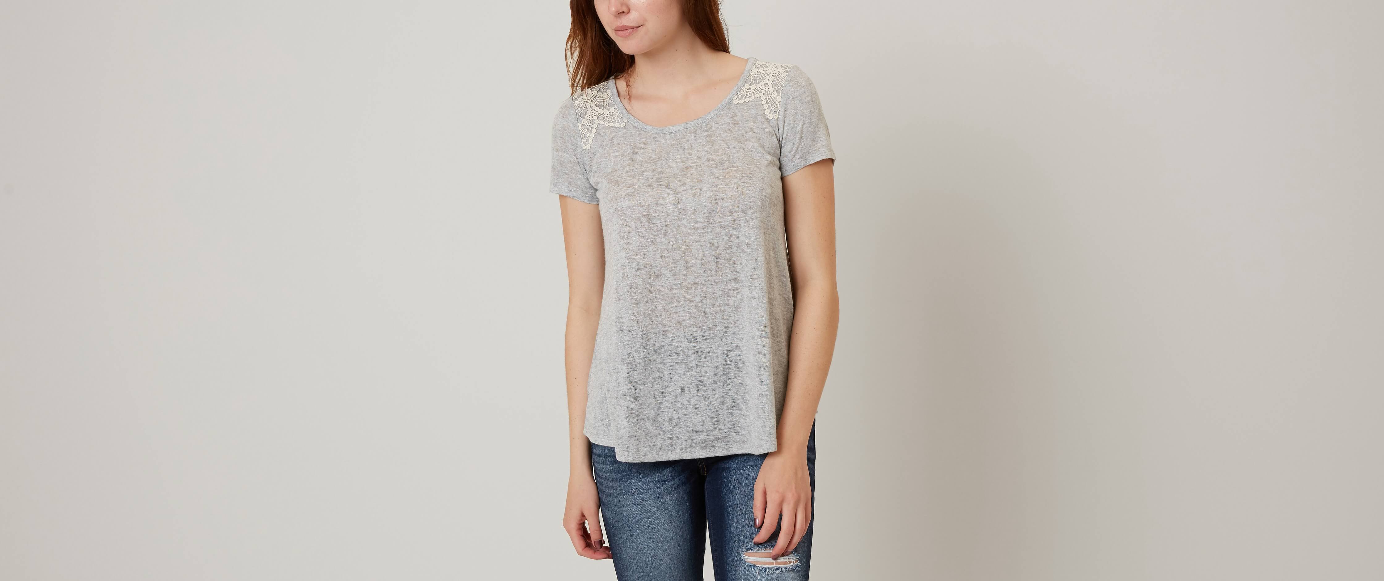 Jolt Heathered Top - Women's Shirts/Blouses in Heather Grey | Buckle