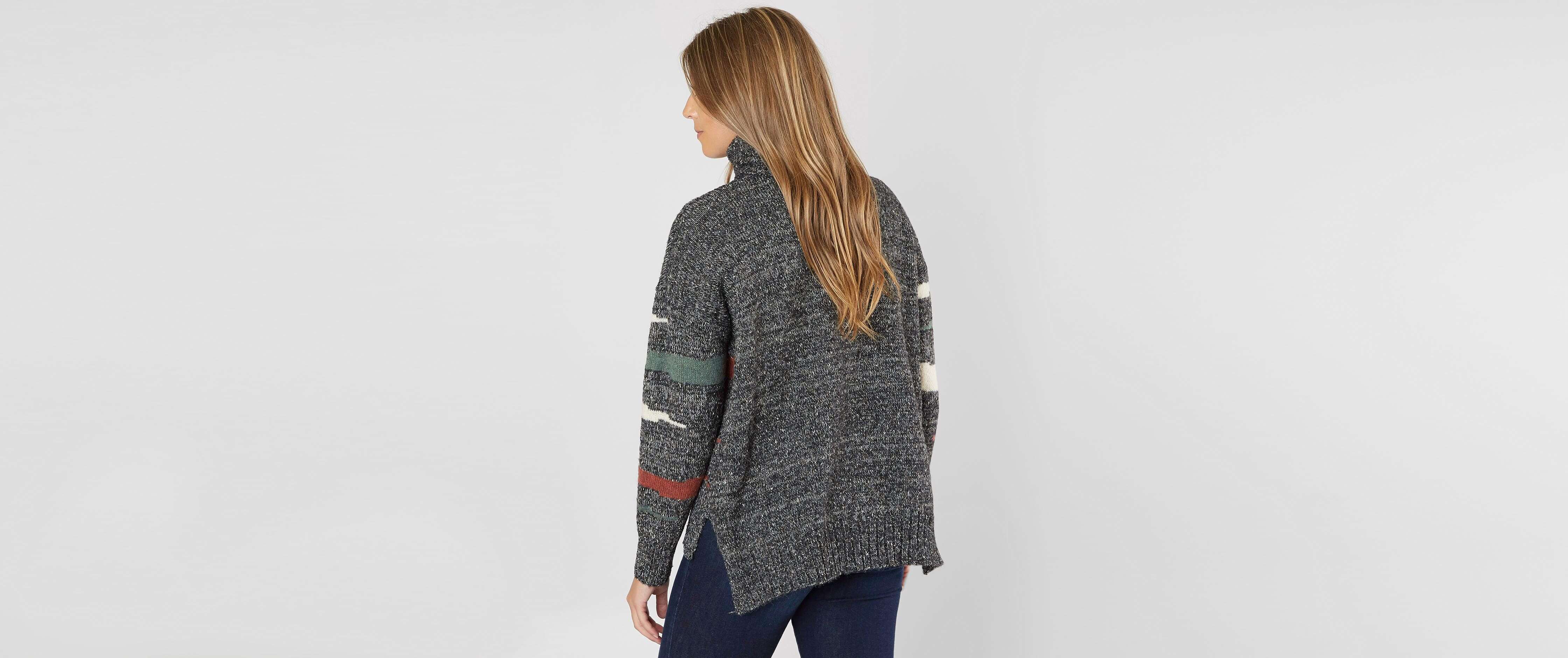 mystree Turtleneck Sweater - Women's Sweaters in Grey Multi | Buckle