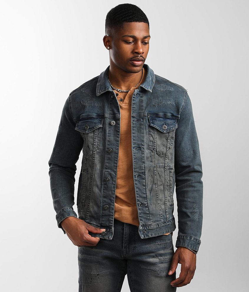 Smoke Rise® Skipper Denim Stretch Jacket - Men's Coats & Jackets in ...