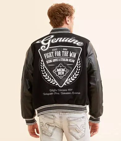 Smoke Rise® Varsity Jacket - Men's Coats & Jackets in Black | Buckle