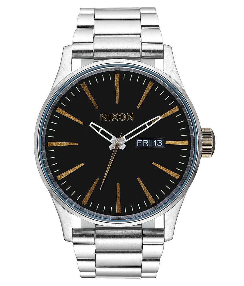 Nixon The Sentry Watch - Men's Watches in Black Brass | Buckle