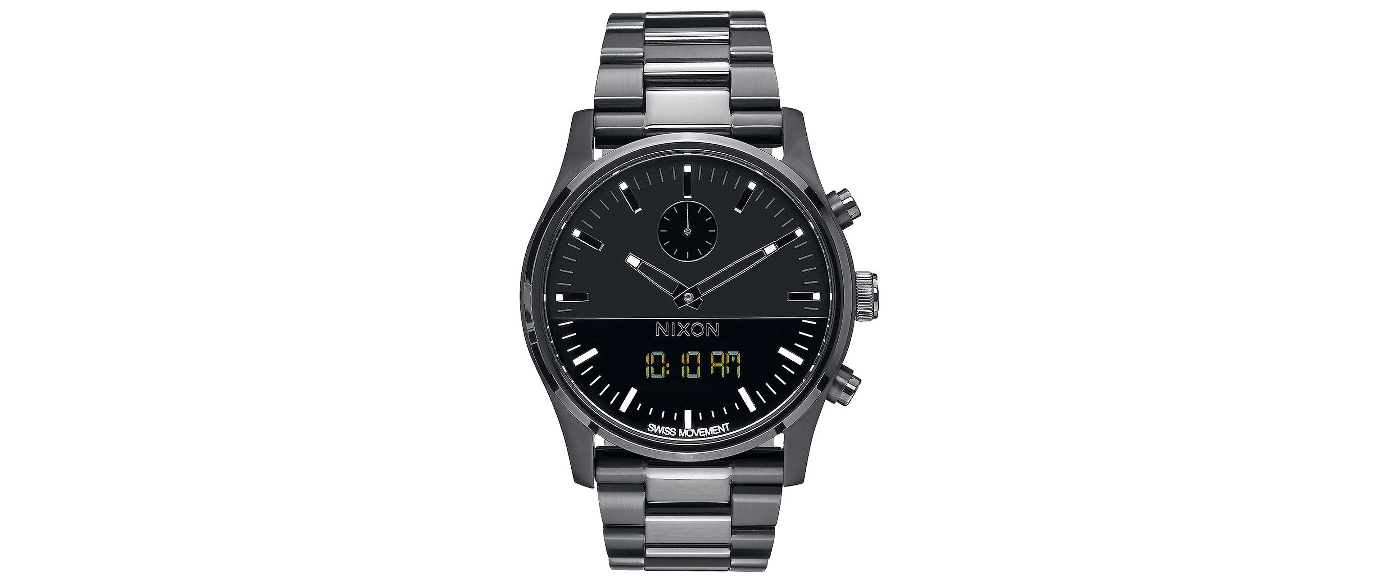 Nixon The Duo Watch - Men's Watches in All Black | Buckle