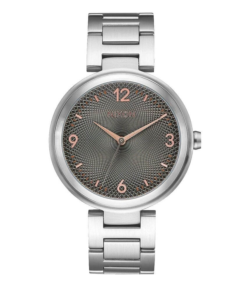 Nixon The Chameleon Watch - Women's Watches in Silver Gunmetal | Buckle