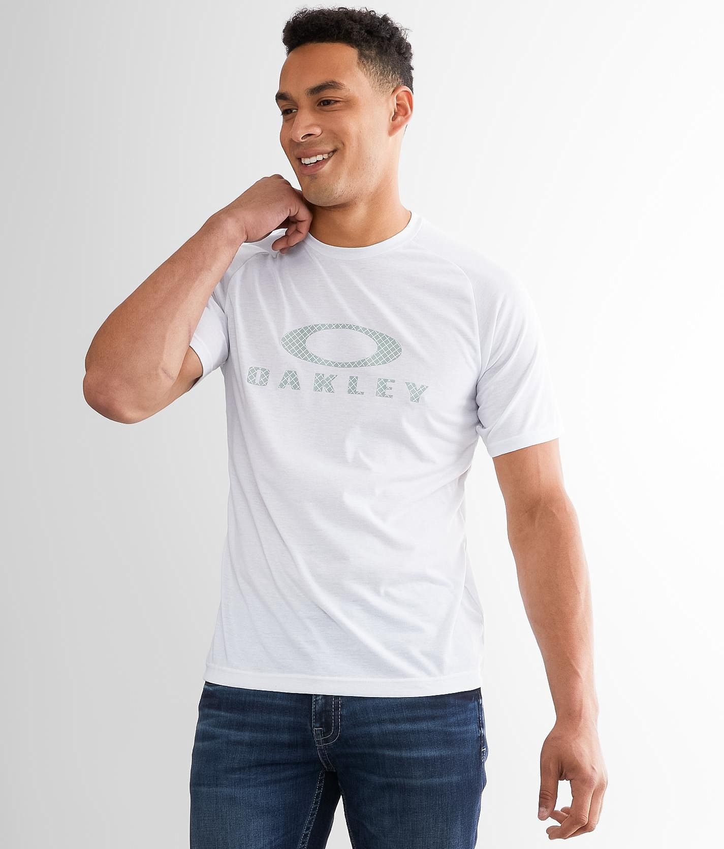 Oakley Static Wave O Hydrolix™ T-Shirt - Men's Activewear in Oakley Static Wave O Hydrolix™ T-Shirt - Men's Activewear in