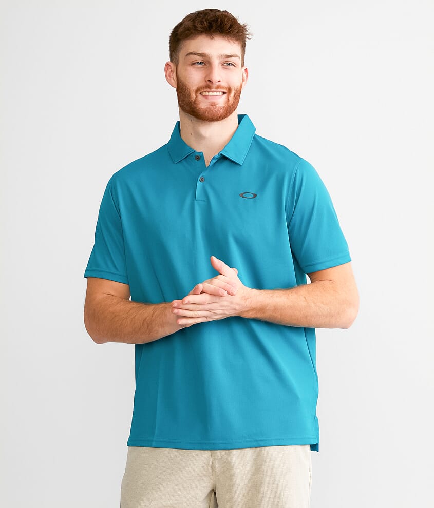 Oakley Icon Protect O Hydolix™ Polo - Men's Polos in Aurora Blue | Buckle