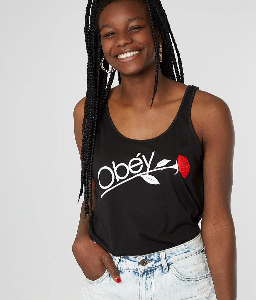 OBEY Le Obey Drifter Tank Top - Women's Tank Tops in Black | Buckle