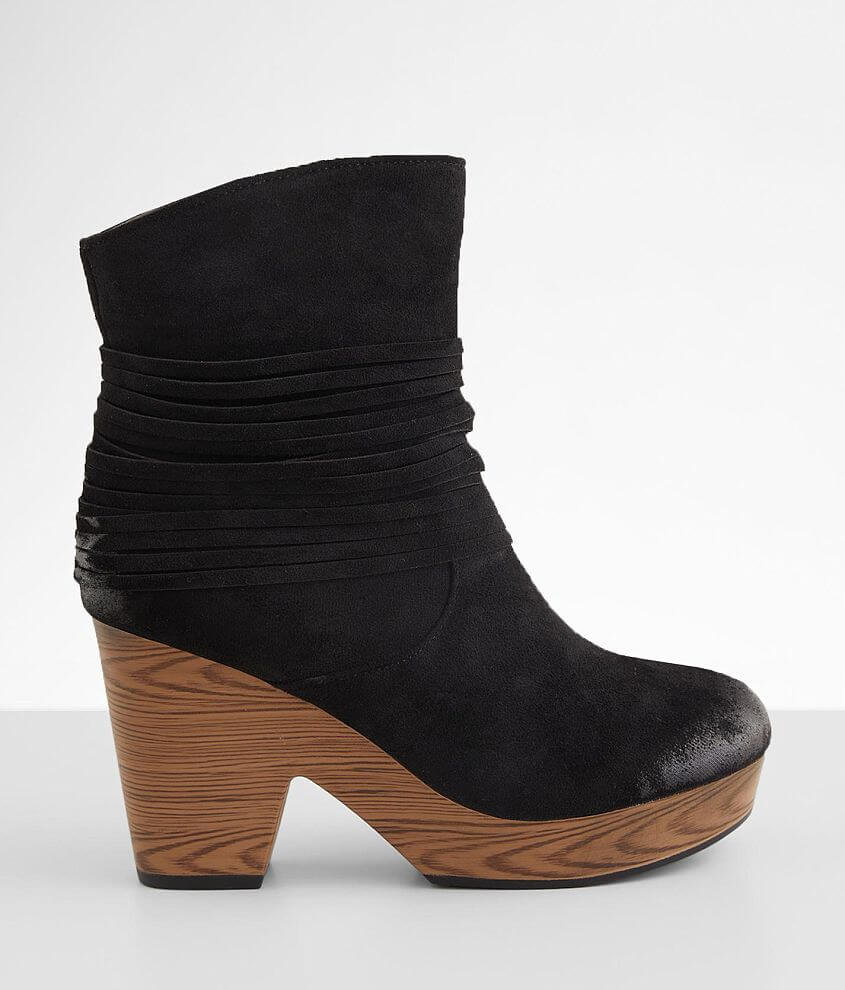 Pierre Dumas Ponce Ankle Boot - Women's Shoes in Black Suede | Buckle