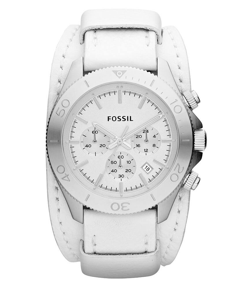 Fossil Retro Traveler Watch - Men's Watches in White | Buckle