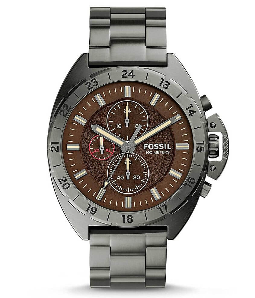 Fossil Breaker Watch - Men's Watches in Smoke | Buckle