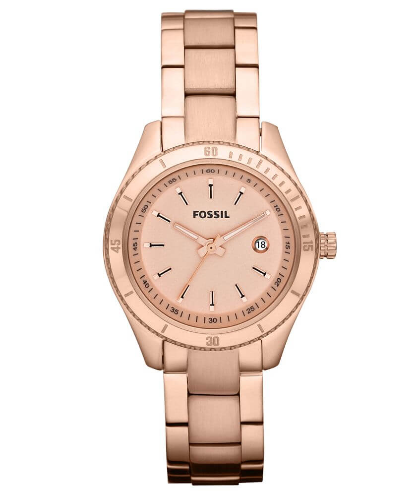 Fossil Stella Mini Glitz Watch - Women's Watches in Rose Gold | Buckle