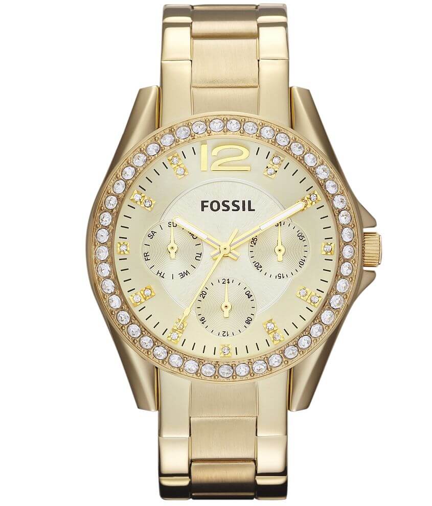 Fossil Riley Watch - Women's Watches in Gold | Buckle