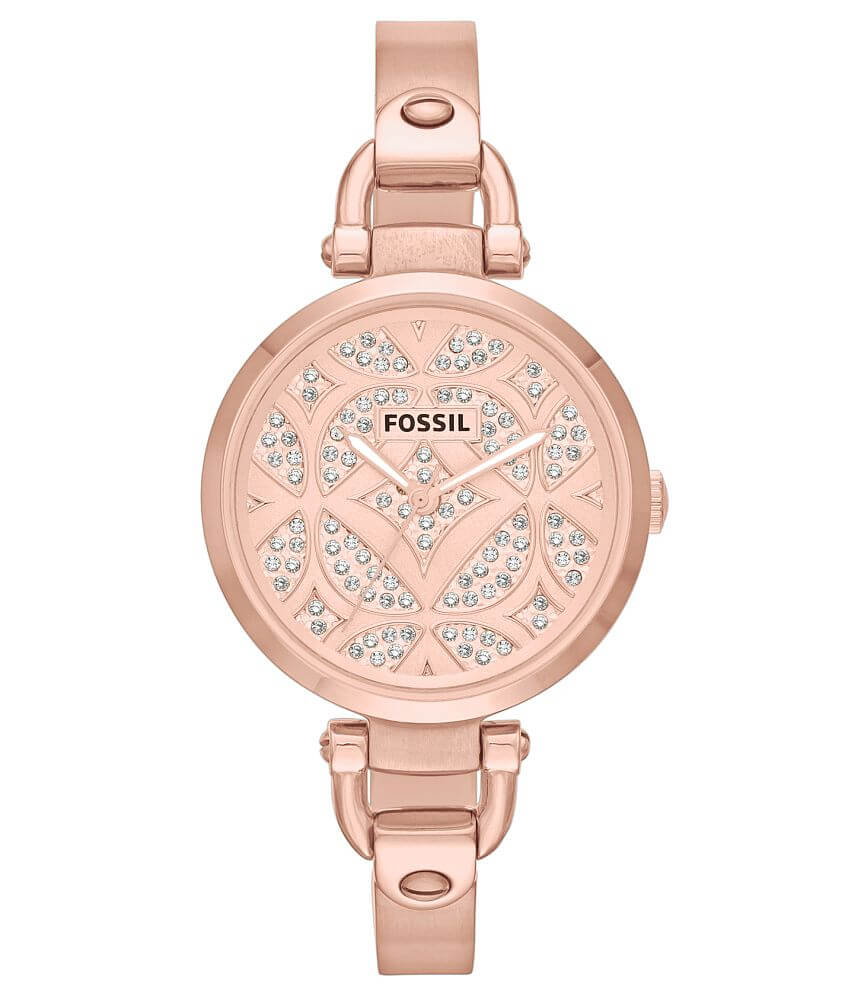 Fossil Georgia Watch - Women's Accessories in Rose Gold | Buckle