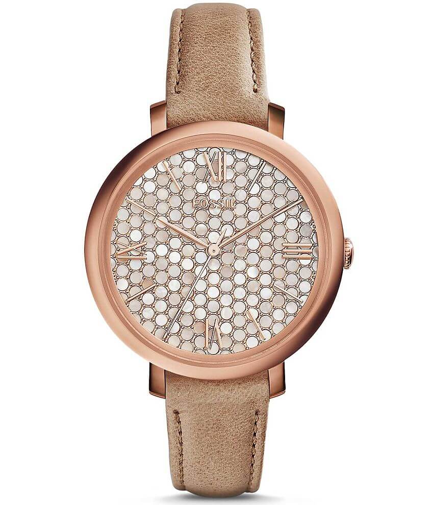 Fossil Jacqueline Watch - Women's Watches in Sand | Buckle