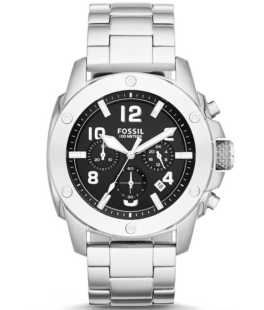 Fossil Modern Machine Watch - Men's Watches in Silver | Buckle
