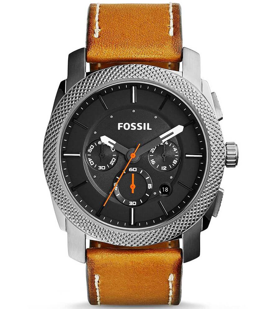 Fossil Machine Watch - Men's Watches in Brown | Buckle