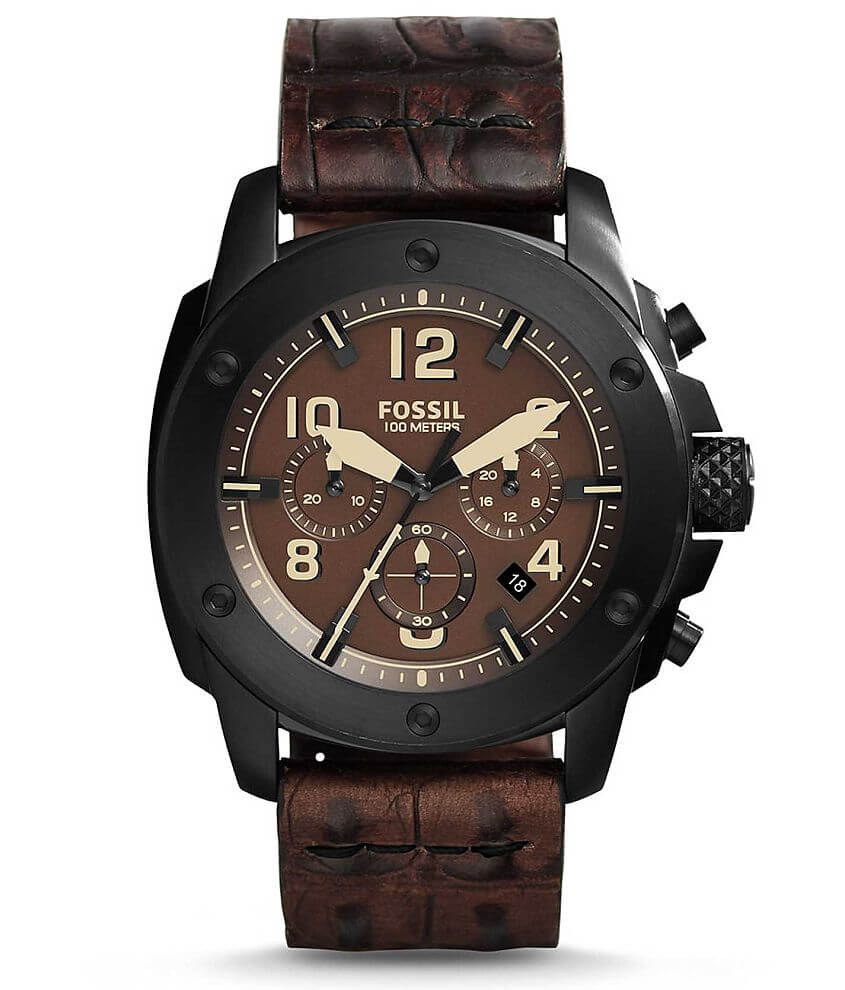 Fossil Modern Machine Watch - Men's Watches in Brown | Buckle