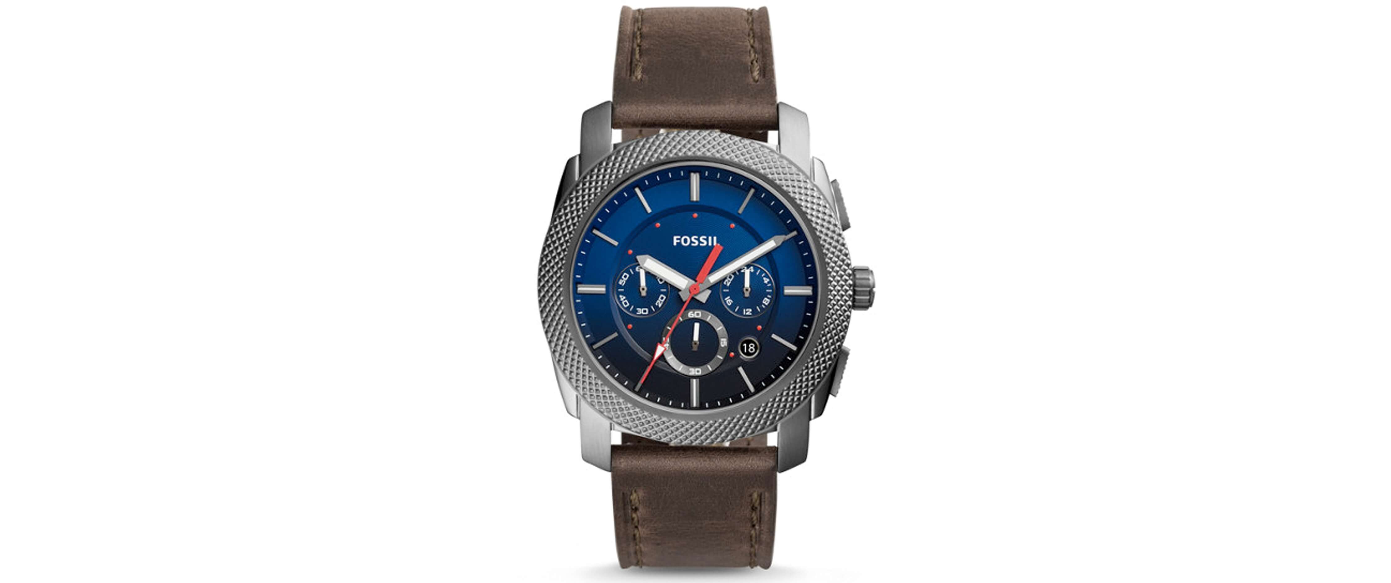 Fossil Machine Watch - Men's Watches in Smoke | Buckle