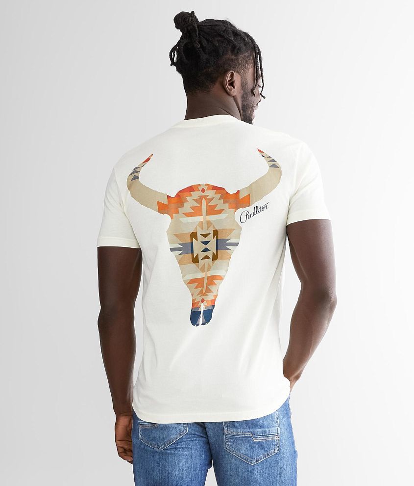 Pendleton Juniper Mesa Skull T-Shirt - Men's T-Shirts in Natural | Buckle