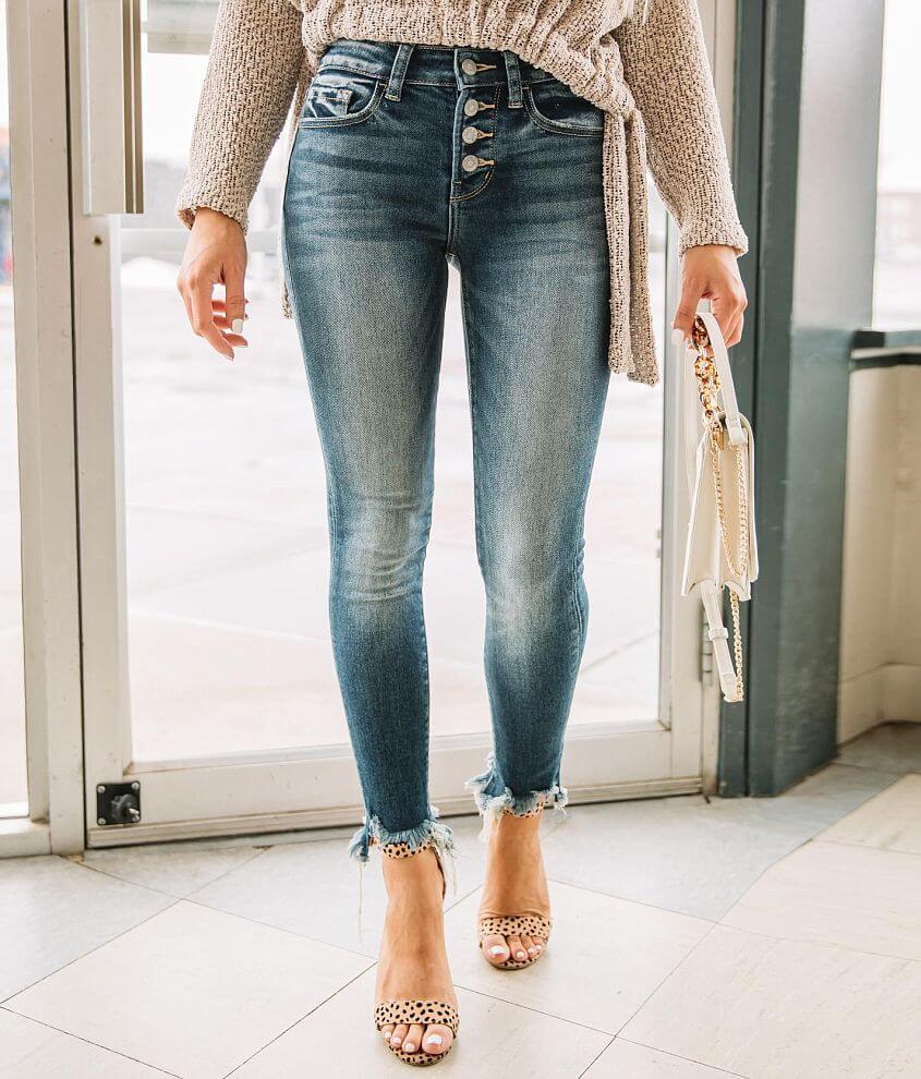 Bridge by GLY Mid-Rise Ankle Skinny Stretch Jean - Women's Jeans in ...
