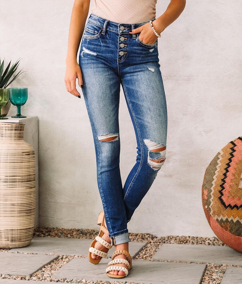 Bridge by GLY Hudson Mid-Rise Skinny Stretch Jean - Women's Jeans in ...