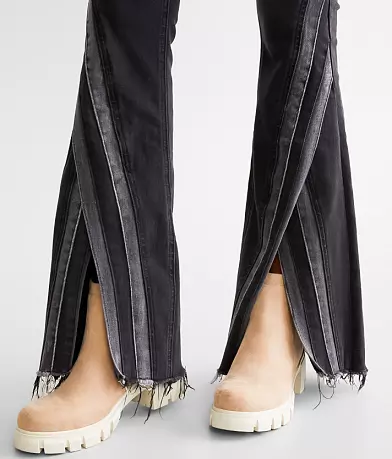 VERVET High Rise Super Split Flare Stretch Jean - Women's Jeans in ...
