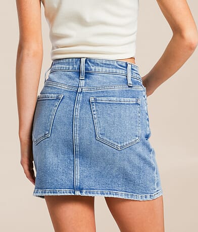VERVET Claudia Denim Stretch Mini Skirt - Women's Skirts in Daringly ...