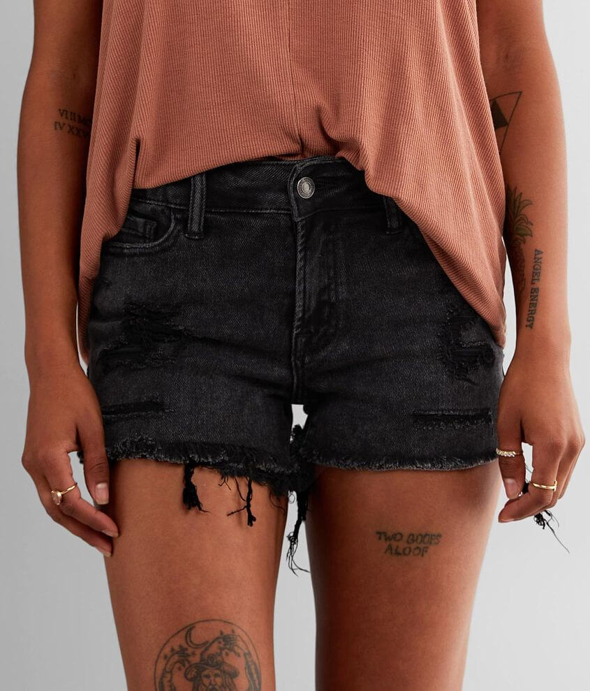 VERVET Holly Mid-Rise Stretch Short - Women's Shorts in Black | Buckle