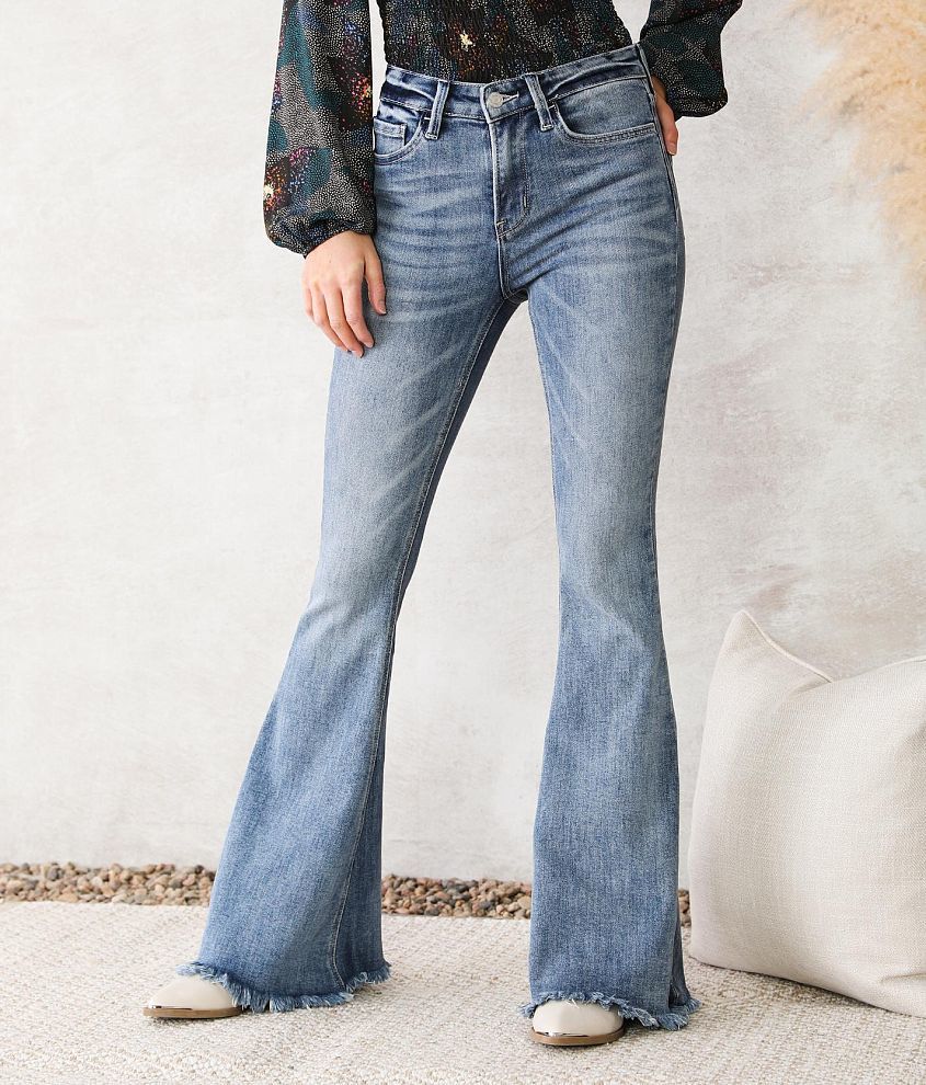 VERVET High Rise Super Flare Stretch Jean - Women's Jeans in Young ...
