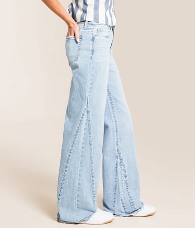 VERVET by Flying Monkey Olivia High Rise Wide Leg Jean - Women's Jeans ...