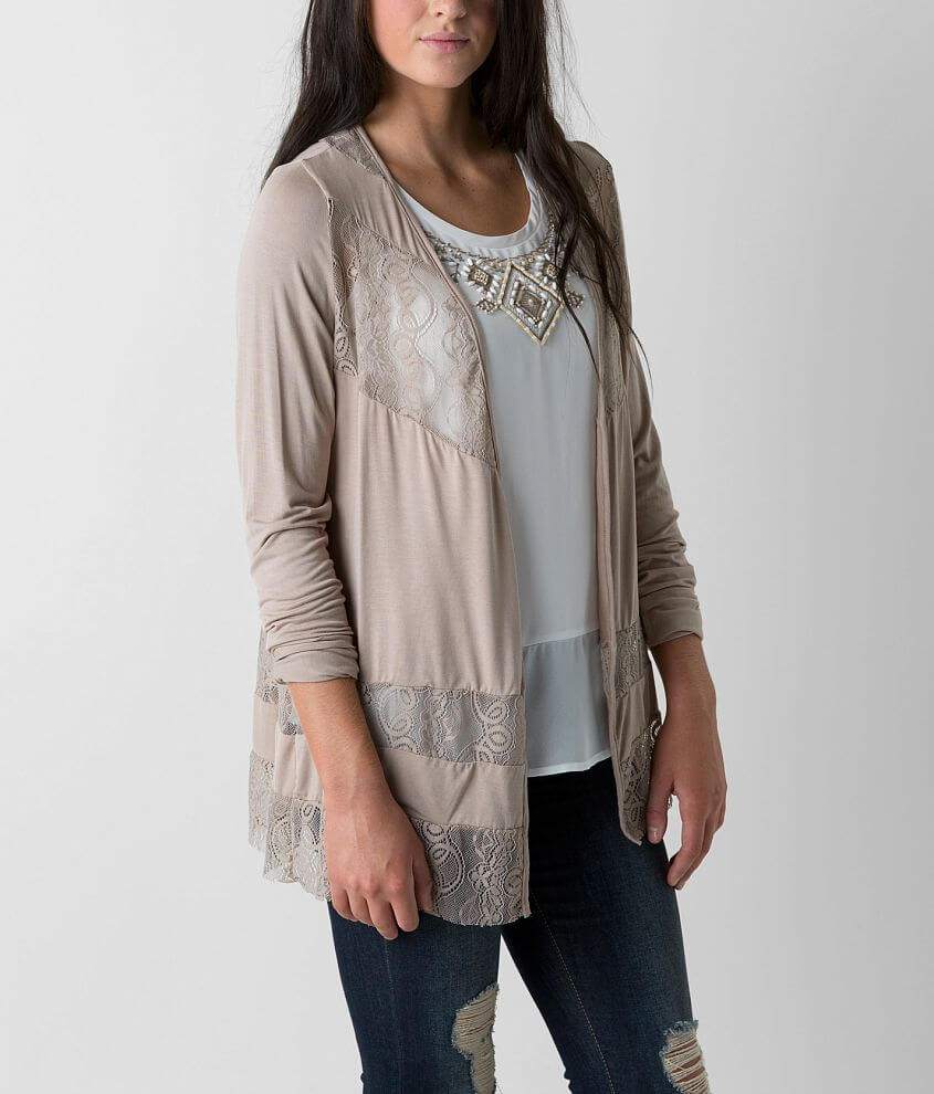 POL Flyaway Cardigan - Women's Sweaters in Beige | Buckle