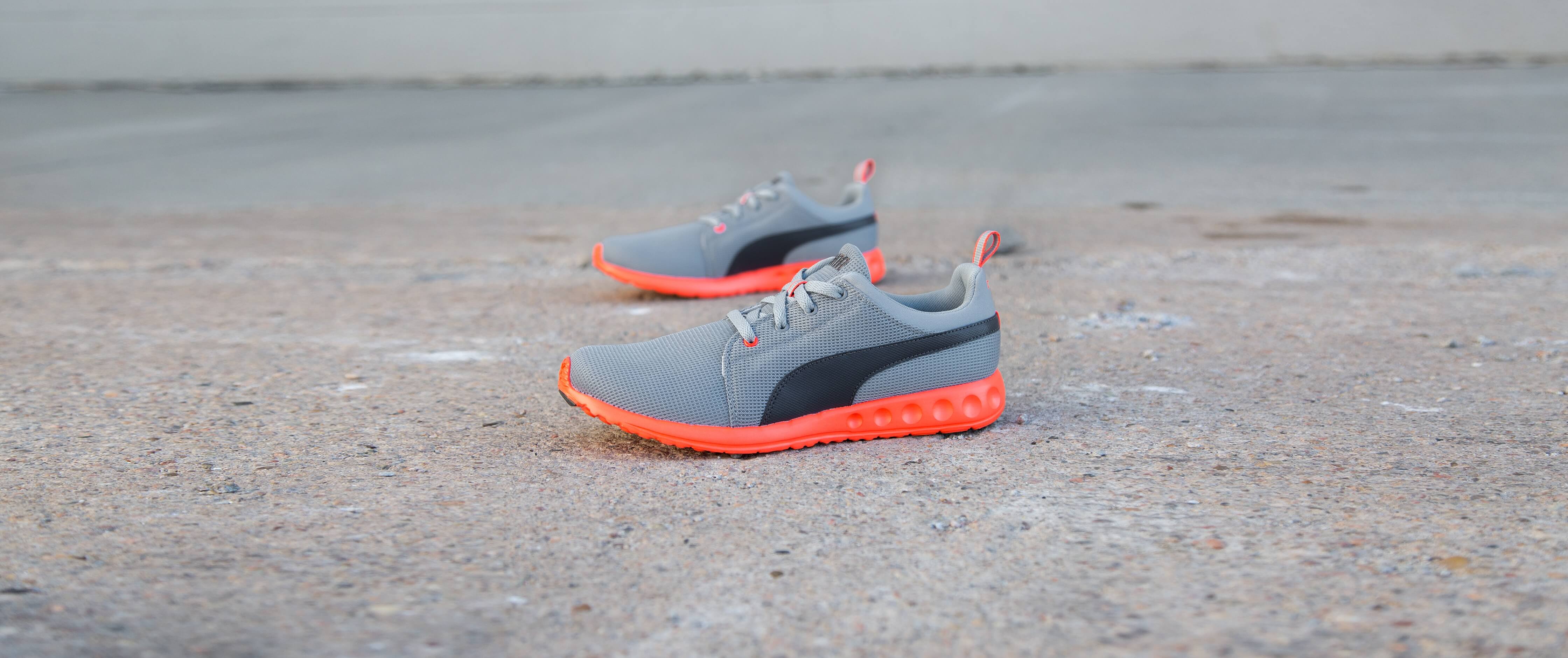 Puma Carson Runner Shoe - Men's Shoes in Quarry Asphalt | Buckle