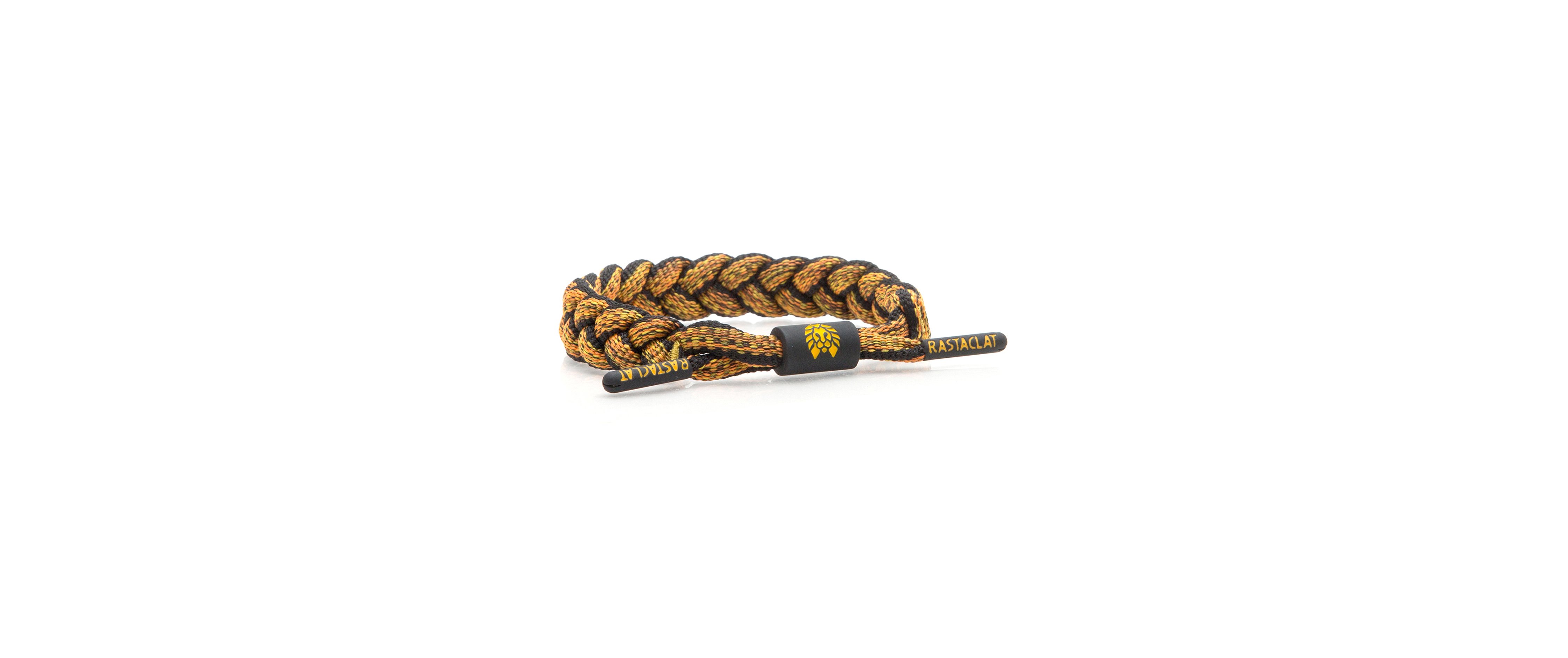 Rastaclat Red Viper Bracelet - Men's Jewelry in Orange Black | Buckle