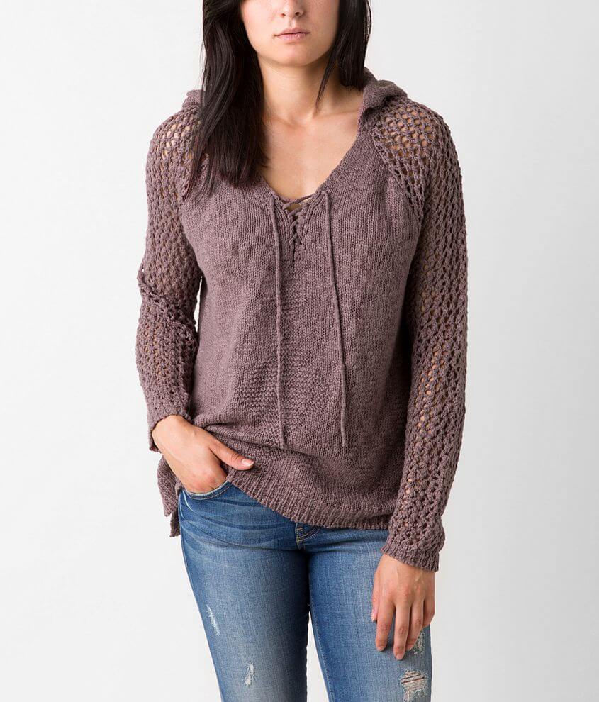 Daytrip Open Weave Sweater - Women's Sweaters in Peppercorn | Buckle