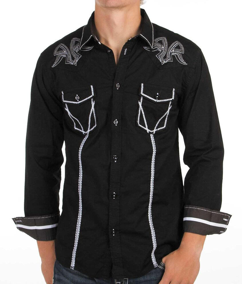 Roar Raven Shirt - Men's Shirts in Black | Buckle
