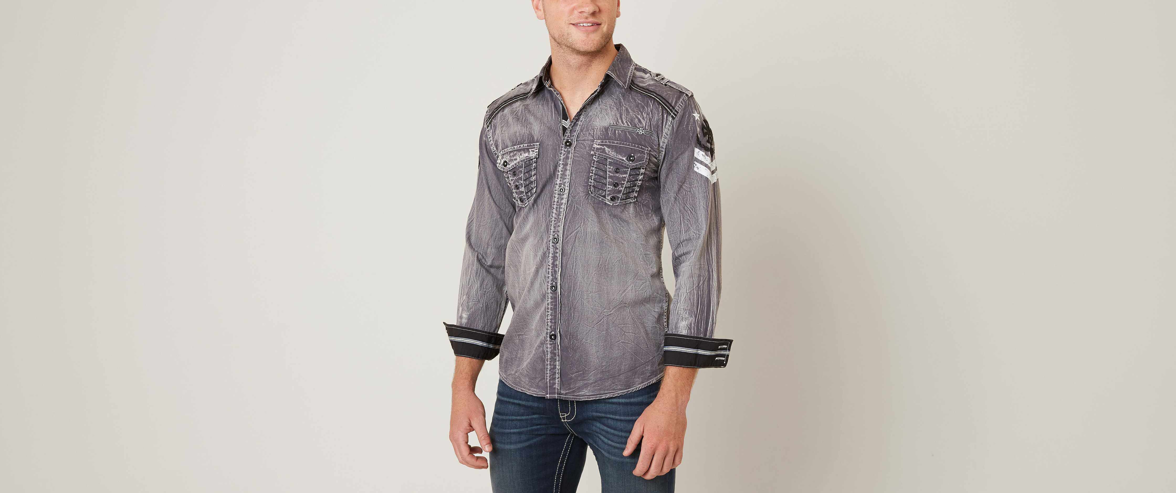 Roar Cavalier Shirt - Men's Shirts in Dark Grey | Buckle