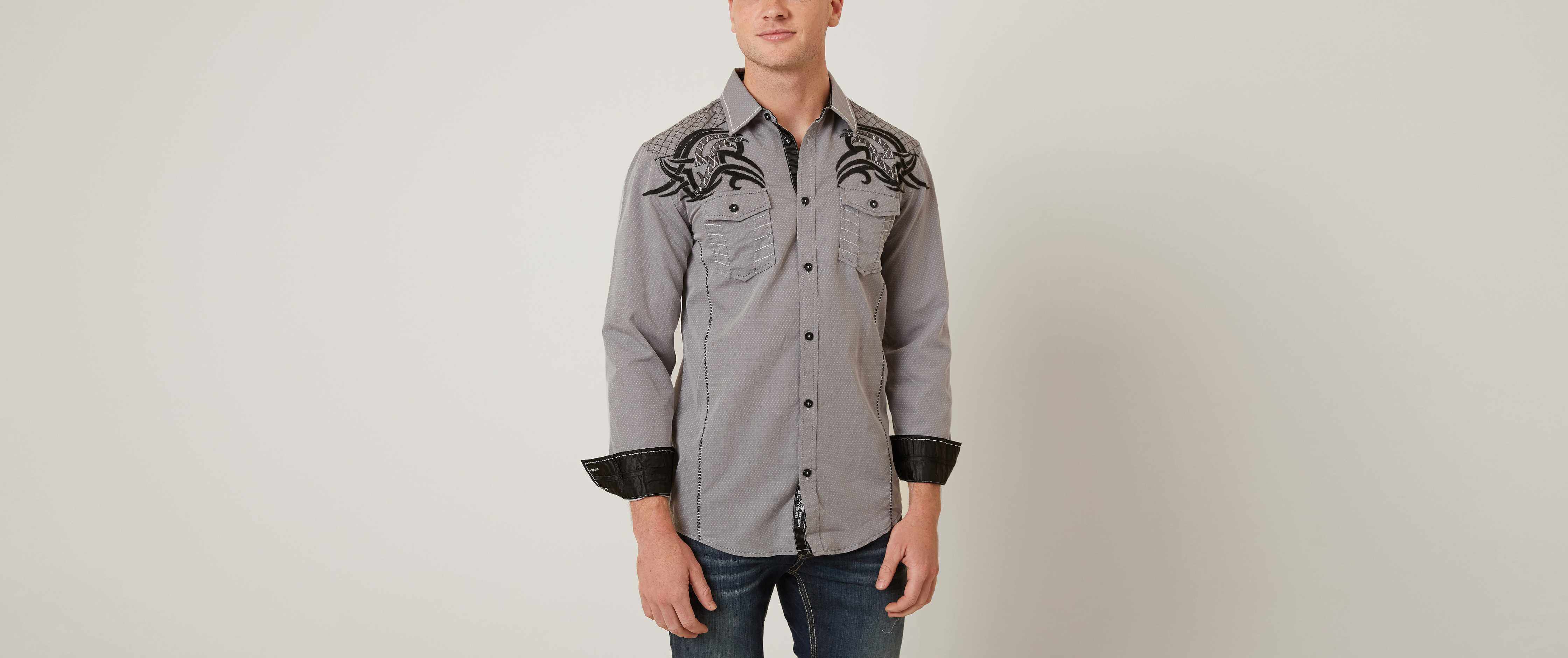 Roar Famous Shirt - Men's Shirts in Light Grey | Buckle