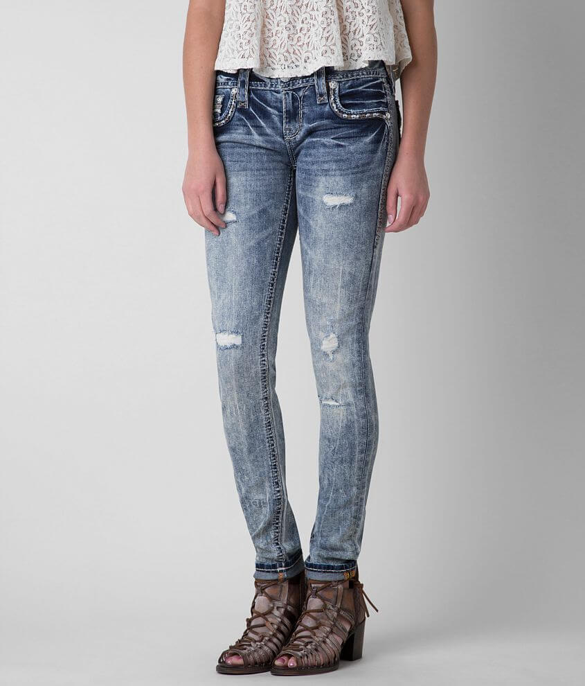 Rock Revival Raven Skinny Stretch Jean - Women's Jeans in Raven FA202 ...