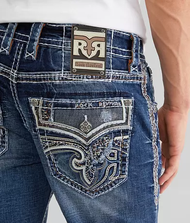 Rock Revival McKay Straight Stretch Jean - Men's Jeans in Mckay J201 ...