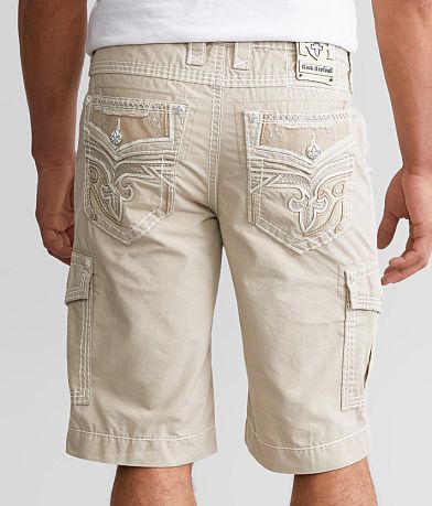 Rock Revival Classic Ripstop Cargo Short - Men's Shorts in Stone | Buckle